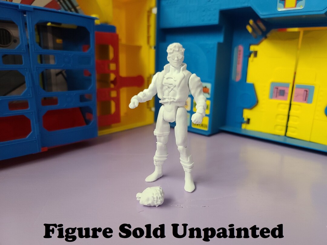 Superboy Conner Kent Unpainted Custom 3D Printed Super Powers Style Action Figure DIY Kit - Etsy