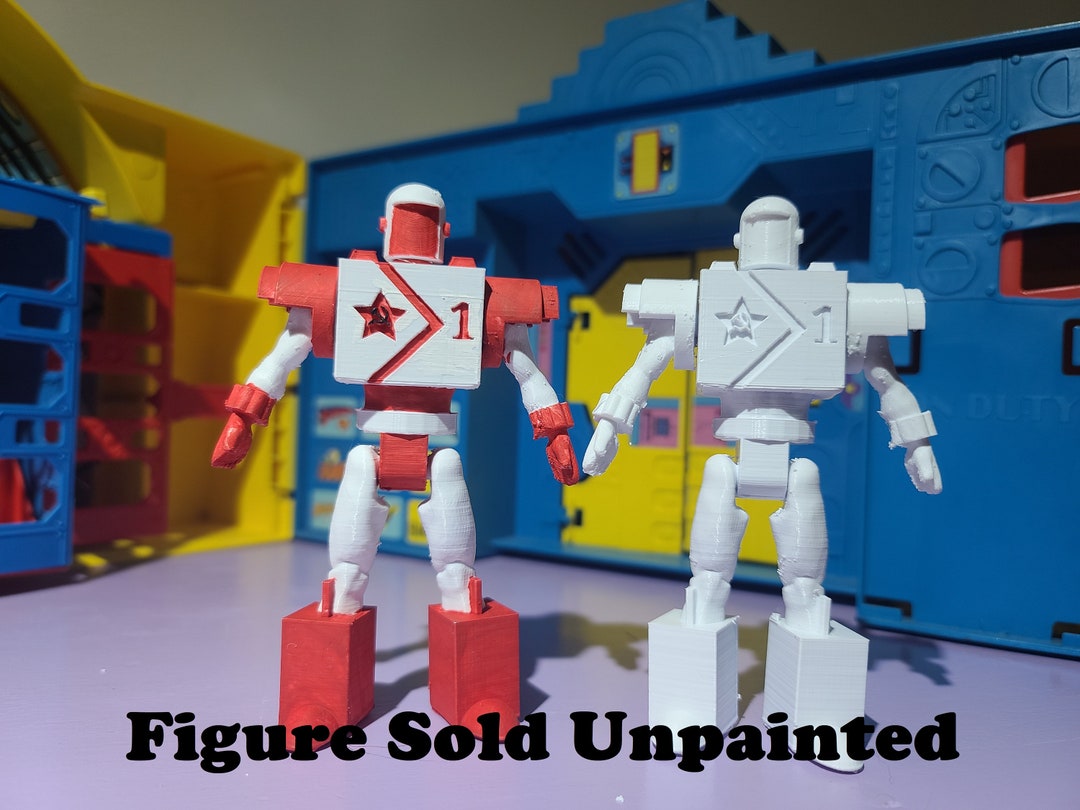 Rocket Red #1 Unpainted Custom 3D Printed Super Powers Style Action ...