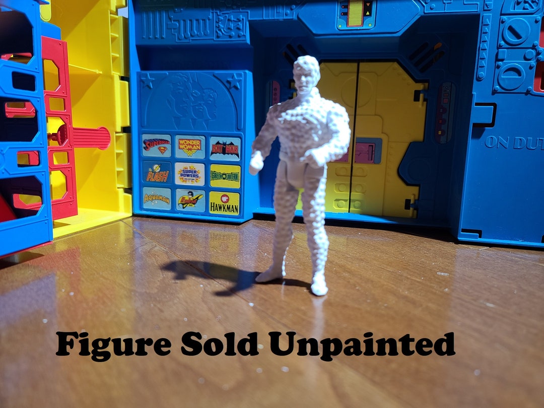 Outsider Unpainted Custom 3D Printed Super Powers Style Action Figure ...