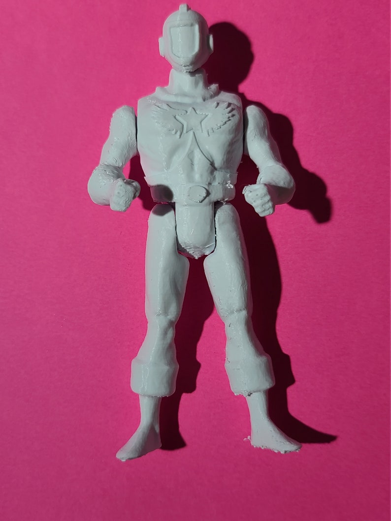 Wildfire Unpainted Custom 3D Printed Super Powers Style Action Figure ...