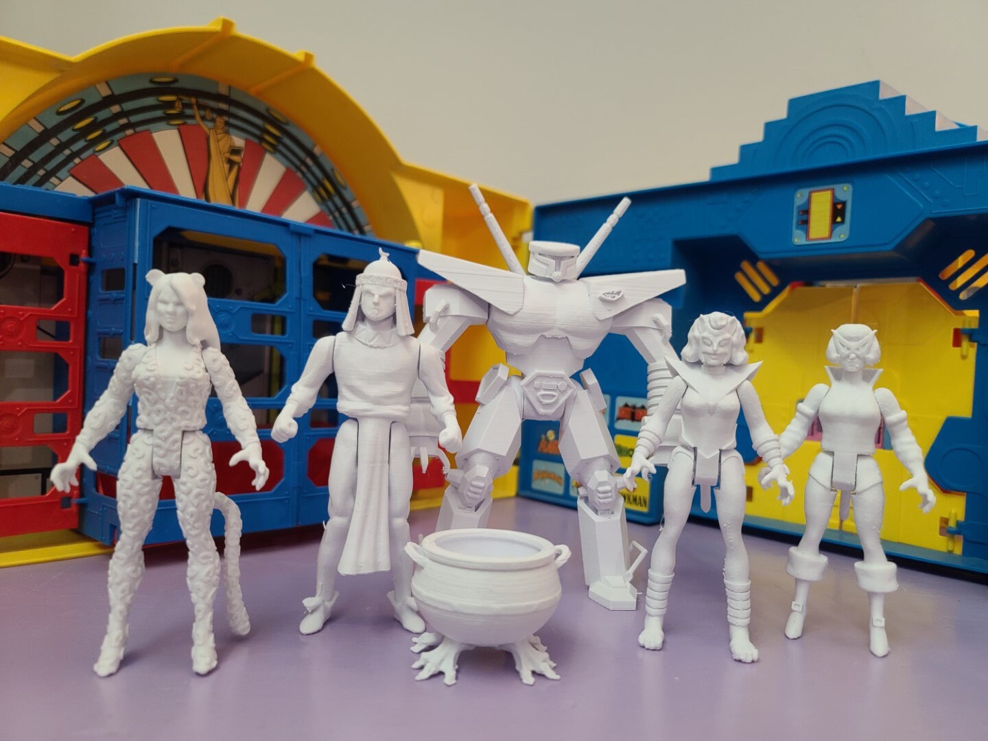 70's Cheetah Unpainted Custom 3D Printed Super Powers Style Action ...