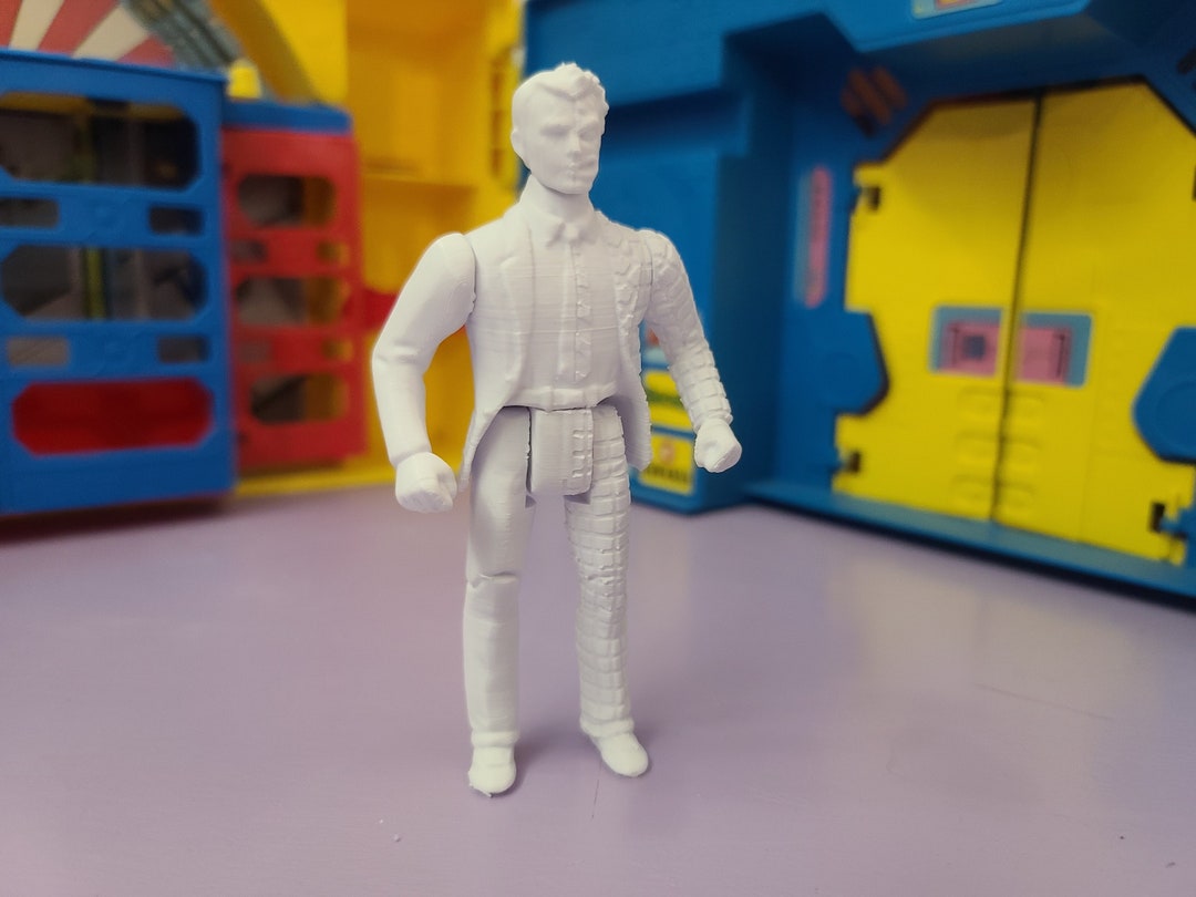 Two Face Unpainted Custom 3D Printed Super Powers Style Action Figure ...