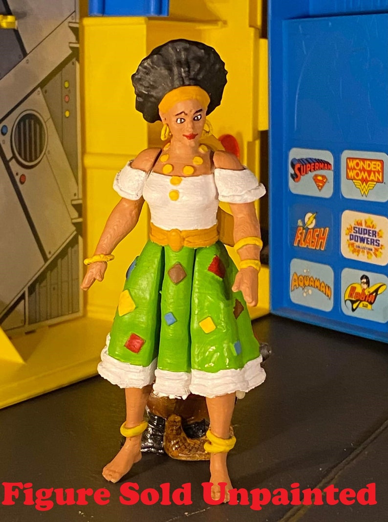 Gypsy Unpainted Custom 3D Printed Super Powers Style Action Figure DIY ...