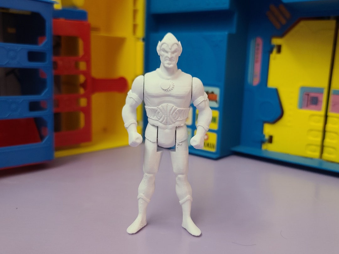 Eclipso Unpainted Custom 3D Printed Super Powers Style Action Figure ...