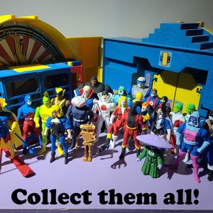 Batcave Trophy Room With Robin Memorial, Giant Penny, Penguin, and ...