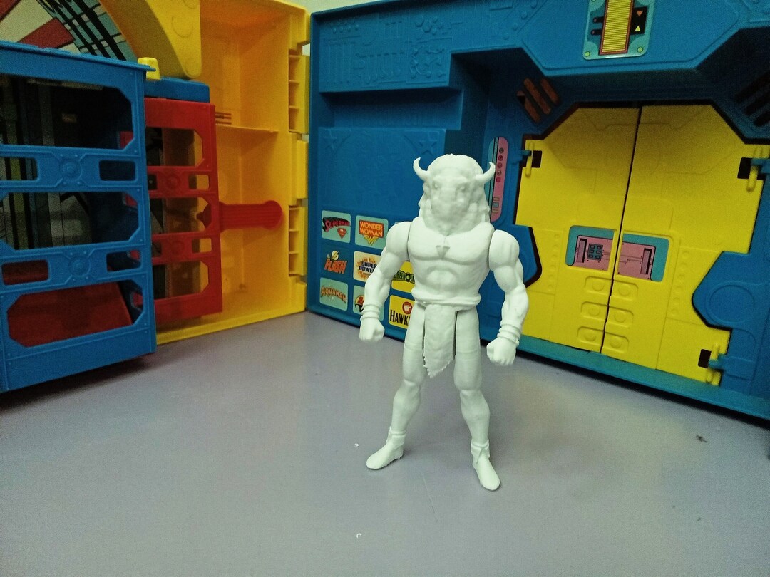Super Chief Unpainted Custom 3D Printed Super Powers Style Action ...