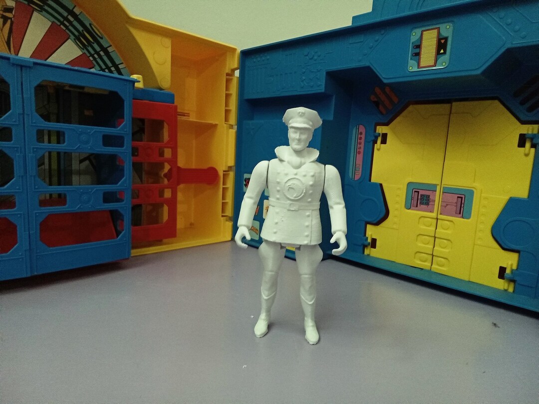 Blackhawk Unpainted Custom 3D Printed Super Powers Style Action Figure ...