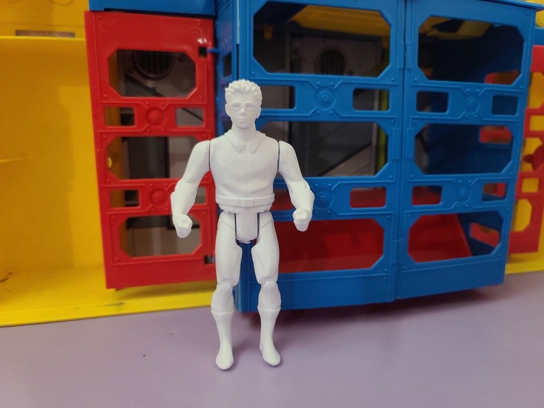 Sandy the Golden Boy Unpainted Custom 3D Printed Super Powers Style ...