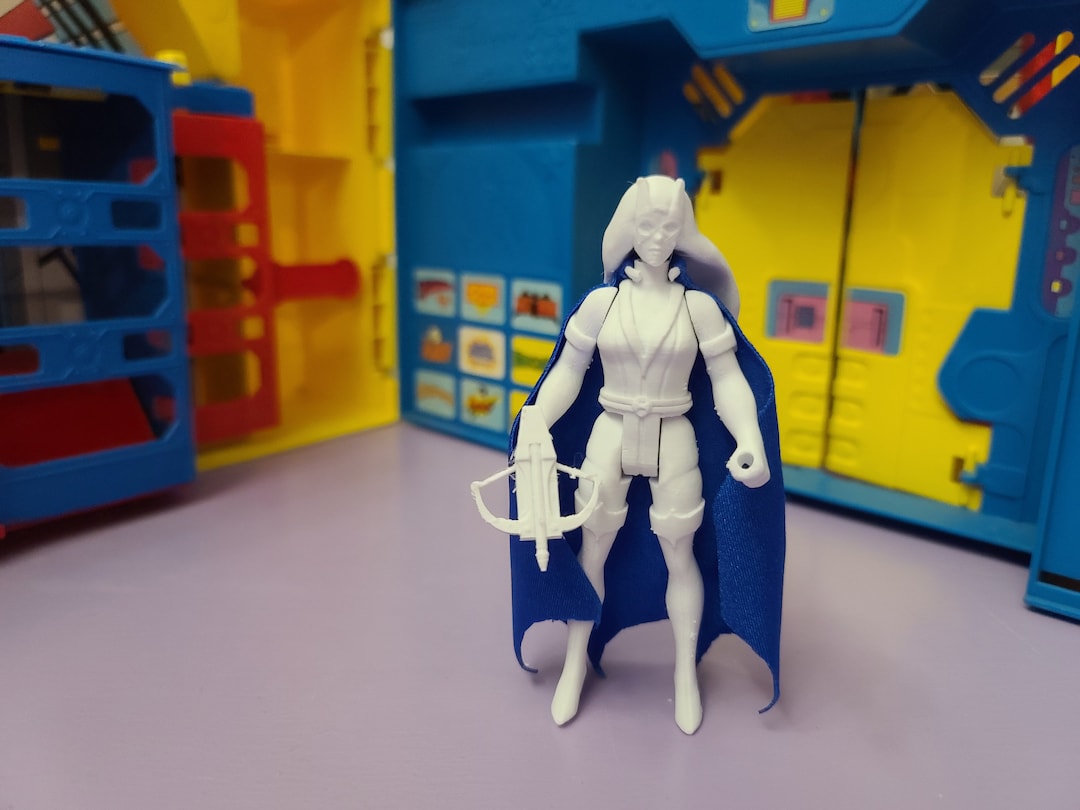 Huntress Unpainted Custom 3D Printed Super Powers Style Action Figure ...