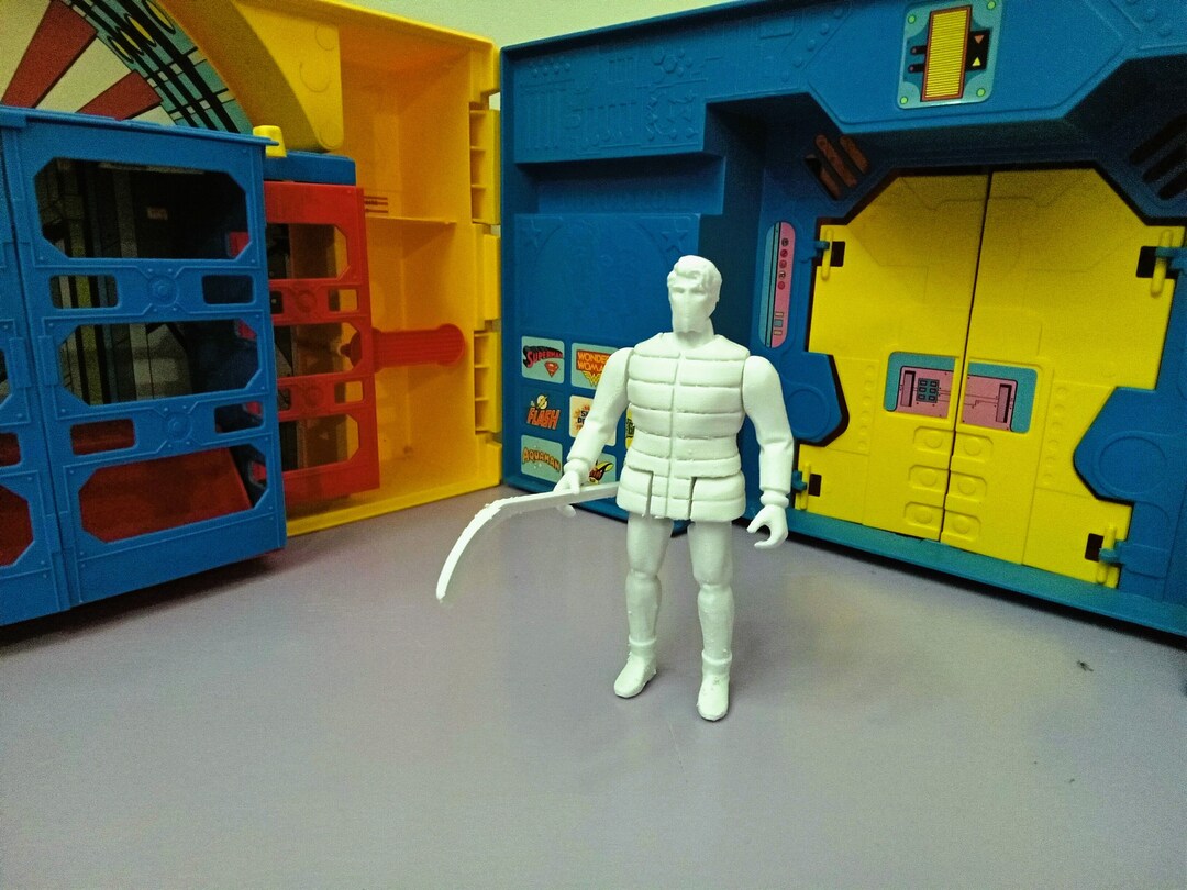 Sportsmaster Unpainted Custom 3D Printed Super Powers Style Action ...