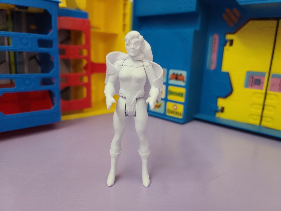Dove Dawn Granger With Cape Unpainted Custom 3D Printed Super Powers ...