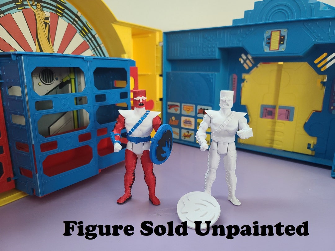 Forager Unpainted Custom 3D Printed Super Powers Style Action Figure ...