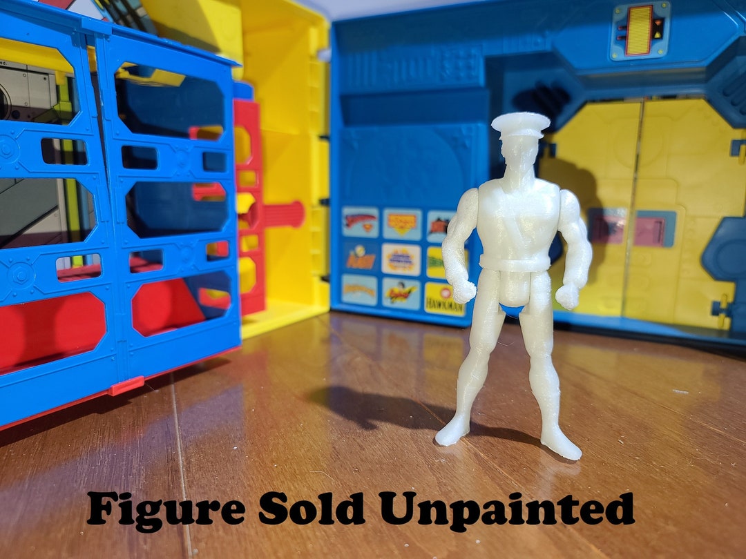 Phantom Zone General Zod Unpainted Custom 3D Printed Super Powers Style ...