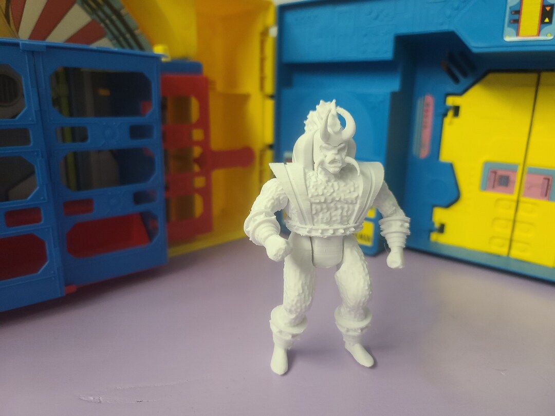 Wildebeest villain Unpainted Custom 3D Printed Super Powers Style ...
