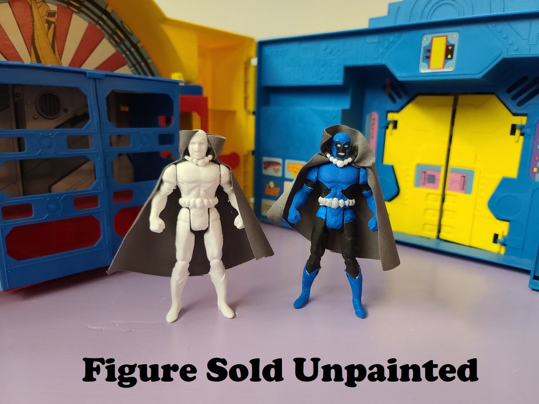 Obsidian With Cape Unpainted Custom 3D Printed Super Powers Style ...