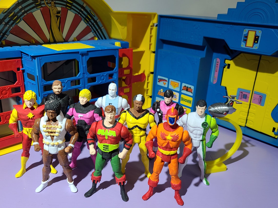 Tyroc Unpainted Custom 3D Printed Super Powers Style Action | Etsy