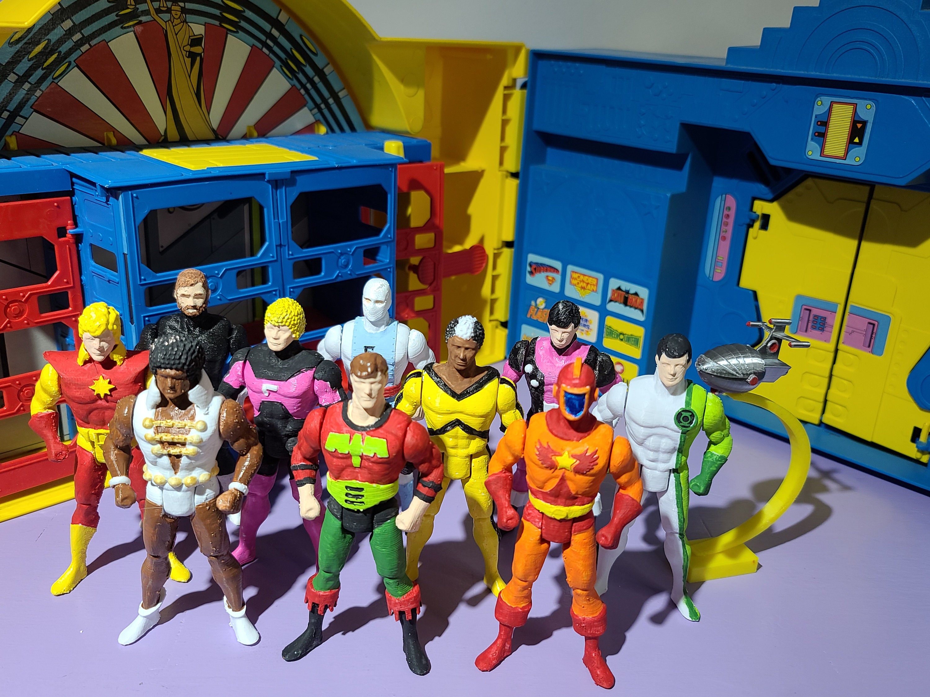 Wildfire Unpainted Custom 3D Printed Super Powers Style Action Figure ...