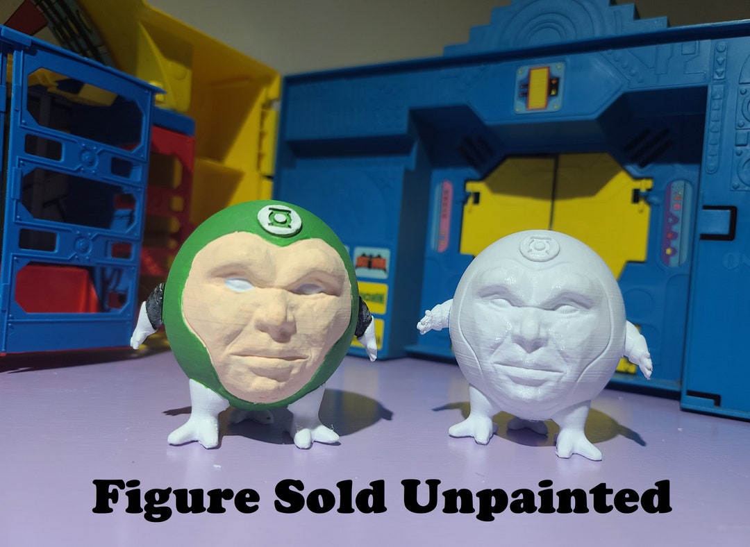 Green Lantern Galius Zed Unpainted Custom 3D Printed Super Powers Style ...