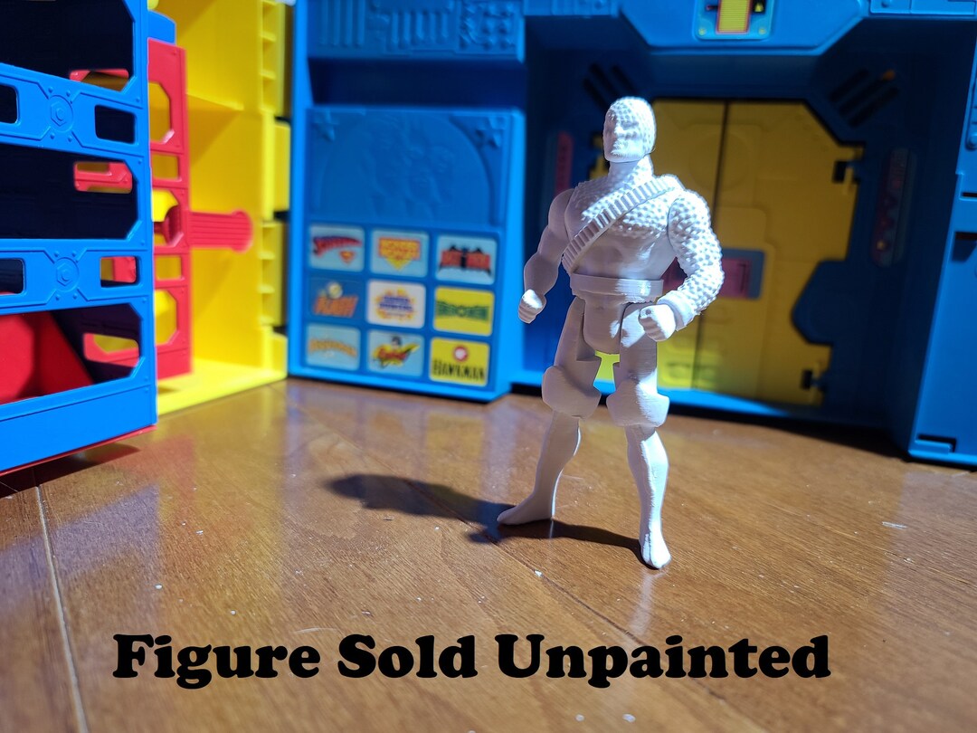 Ravager Unpainted Custom 3D Printed Super Powers Style Action Figure ...