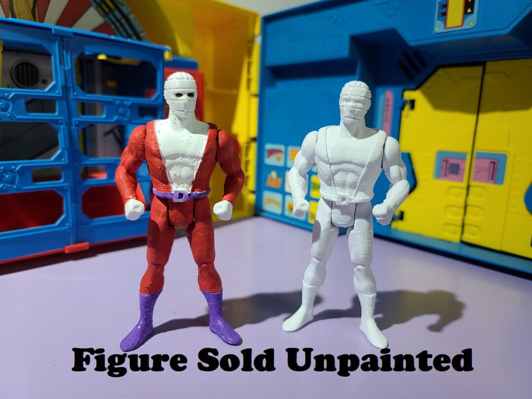 Negative Man Unpainted Custom 3D Printed Super Powers Style Action ...