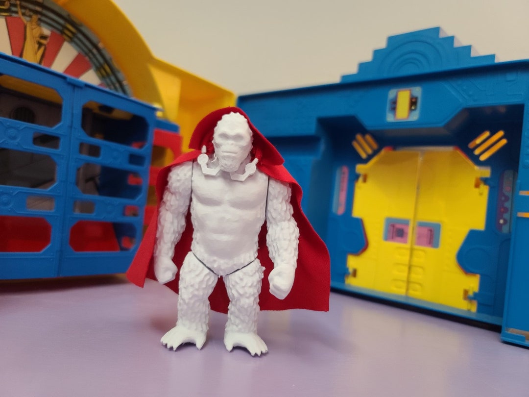 Solovar Unpainted Custom 3D Printed Super Powers Style Action Figure ...
