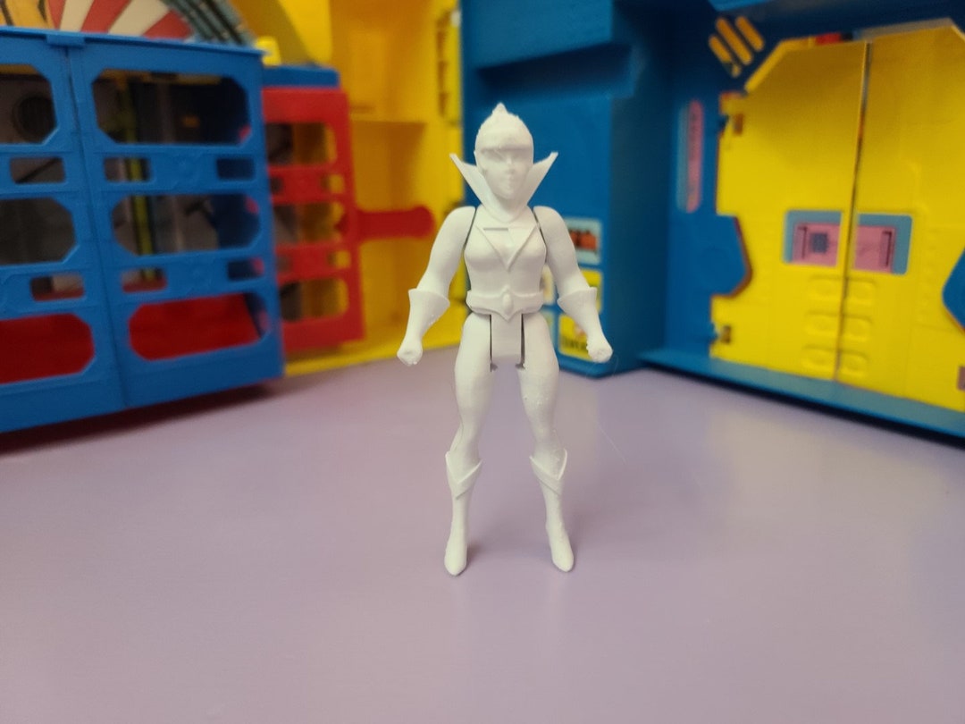 Wonder Twins Jayna Unpainted Custom 3D Printed Super Powers Style ...