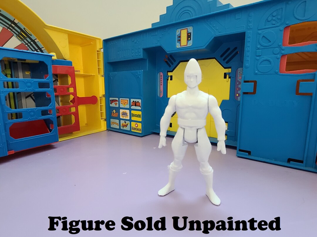 Bullet Man Unpainted Custom 3D Printed Super Powers Style Action Figure ...