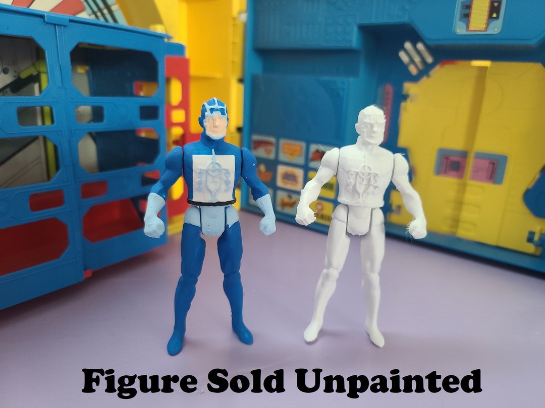 Metron Unpainted Custom 3D Printed Super Powers Style Action Figure DIY ...