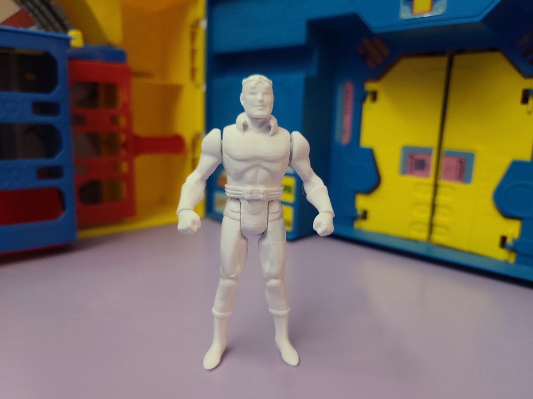 Silver Age Brainiac Unpainted Custom 3D Printed Super Powers Style ...