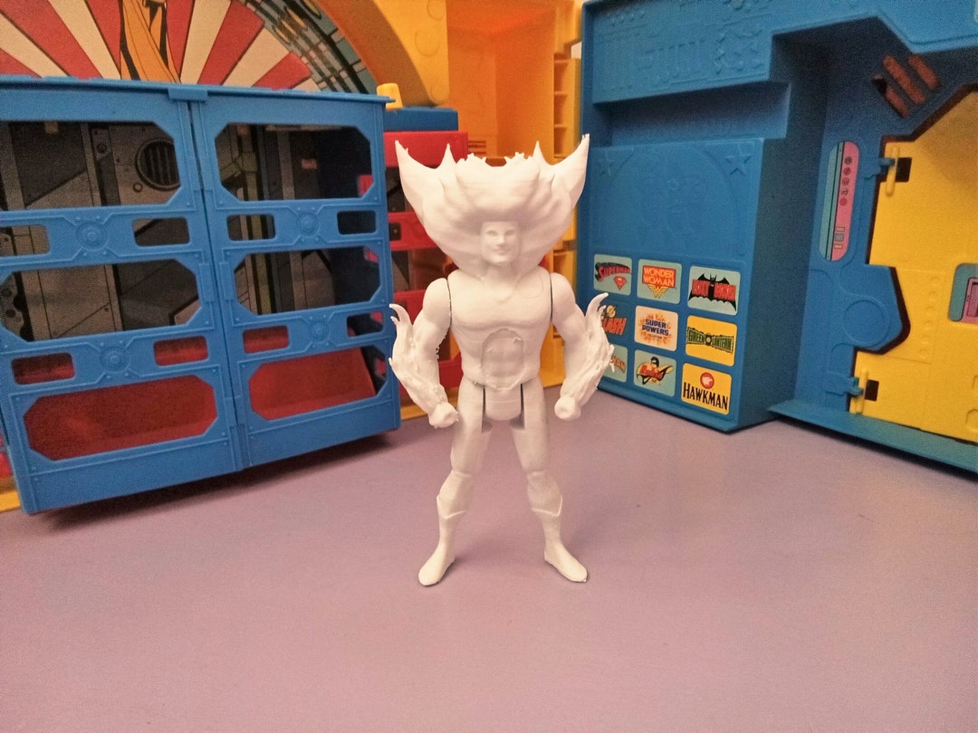 Elemental Firestorm Unpainted Custom 3D Printed Super Powers Style ...