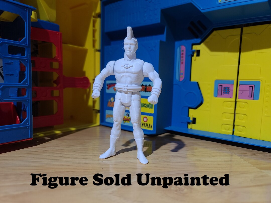 OMAC Unpainted Custom 3D Printed Super Powers Style Action Figure DIY ...