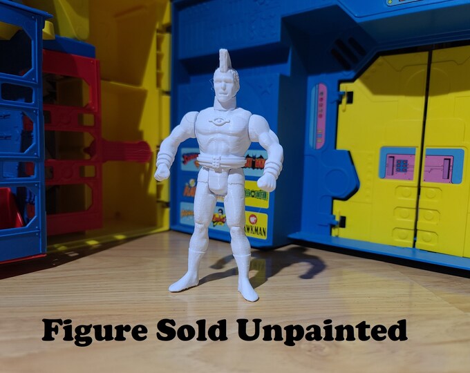 OMAC Unpainted Custom 3D Printed Super Powers Style Action Figure DIY ...