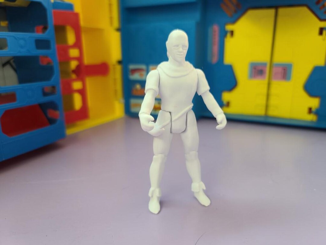 Little Boy Blue Unpainted Custom 3D Printed Super Powers Style Action ...