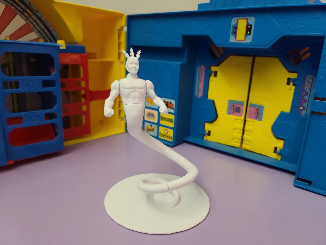 Thunderbolt Unpainted Custom 3D Printed Super Powers Style Action ...