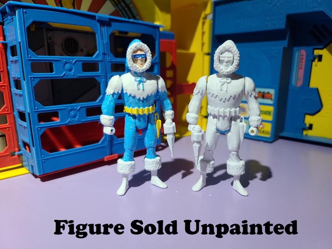 Captain Cold Unpainted Custom 3D Printed Super Powers Style Action ...