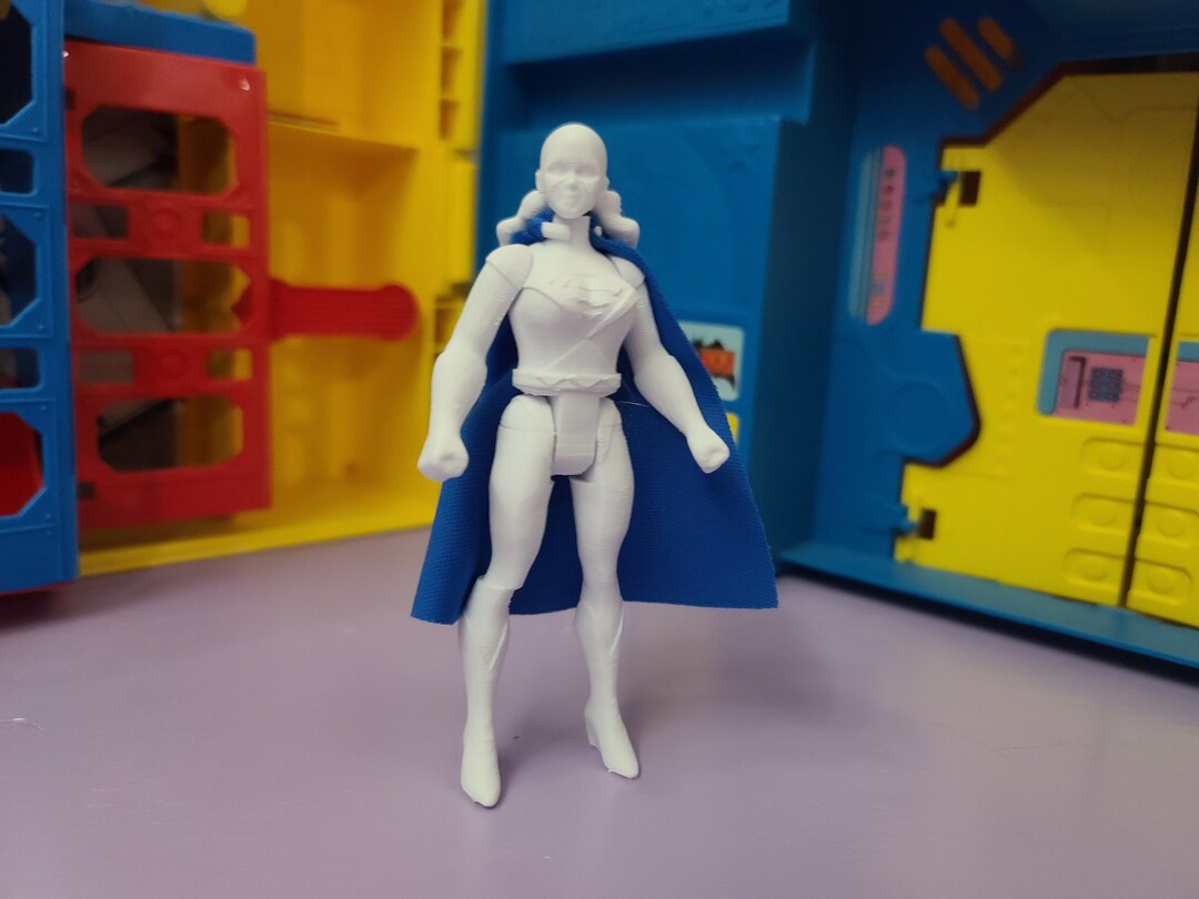 Kristin Wells Superwoman Unpainted Custom 3D Printed Super Powers Style ...