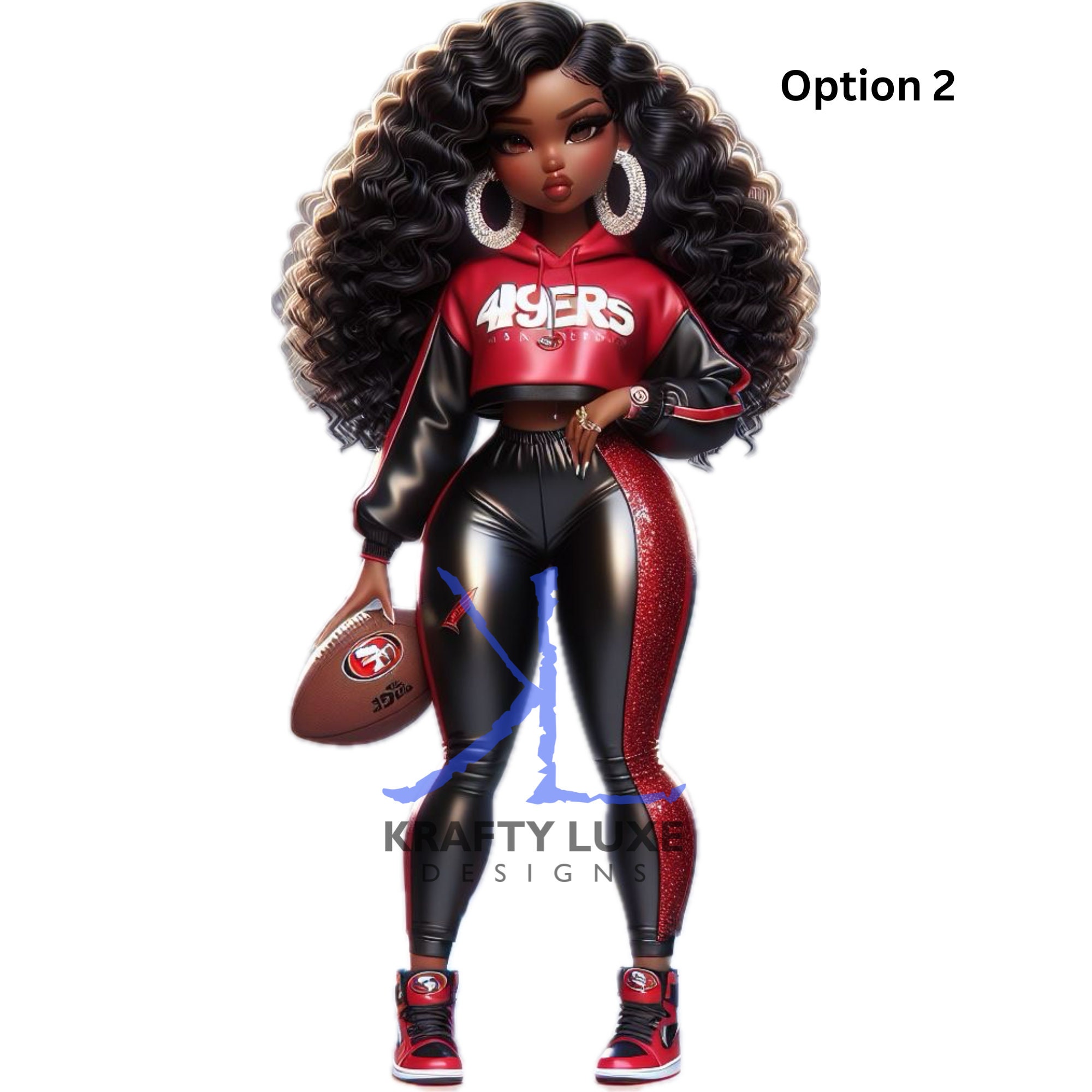 49ers Fan Girl 2 PNG - Etsy