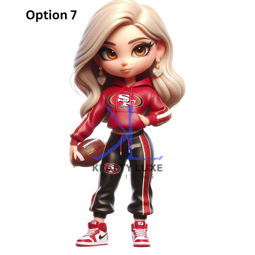 49ers Fan Girl 7 PNG - Etsy