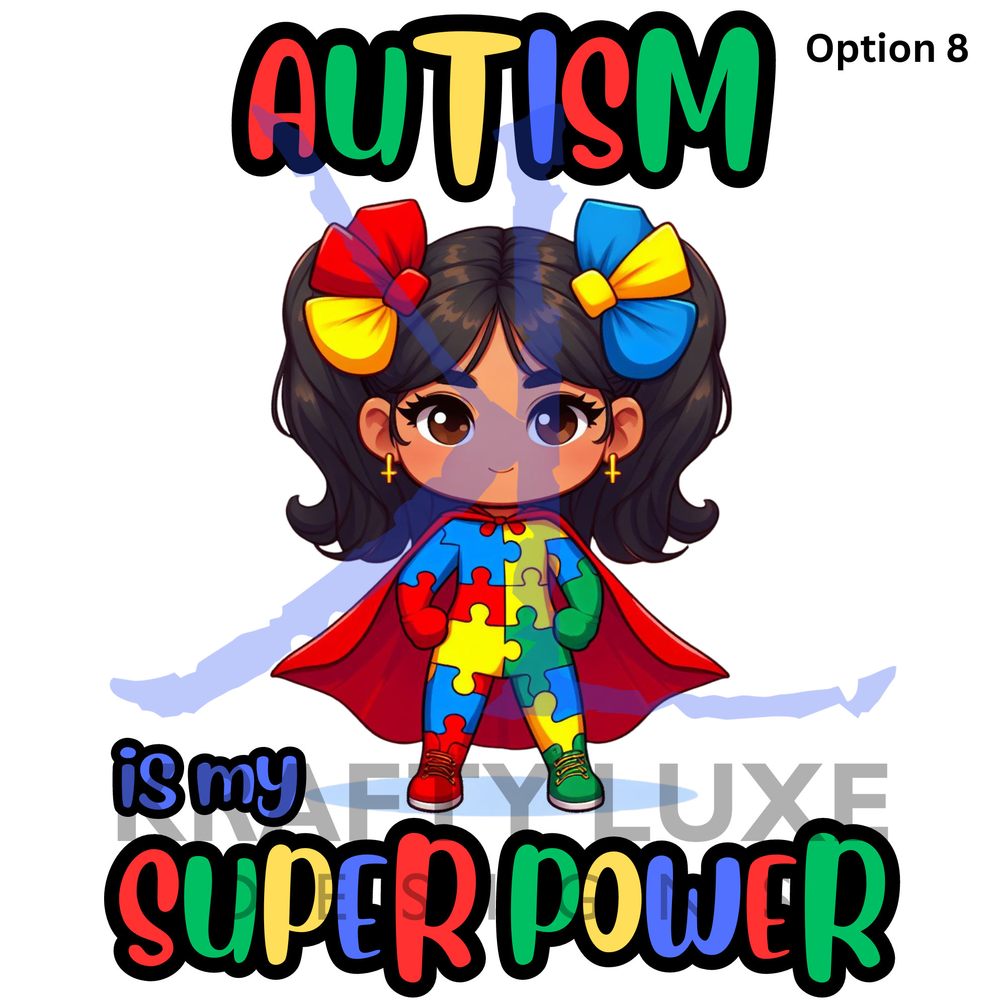Autism is My Super Power Girl 8 PNG, Autism Awareness Png, Autism ...