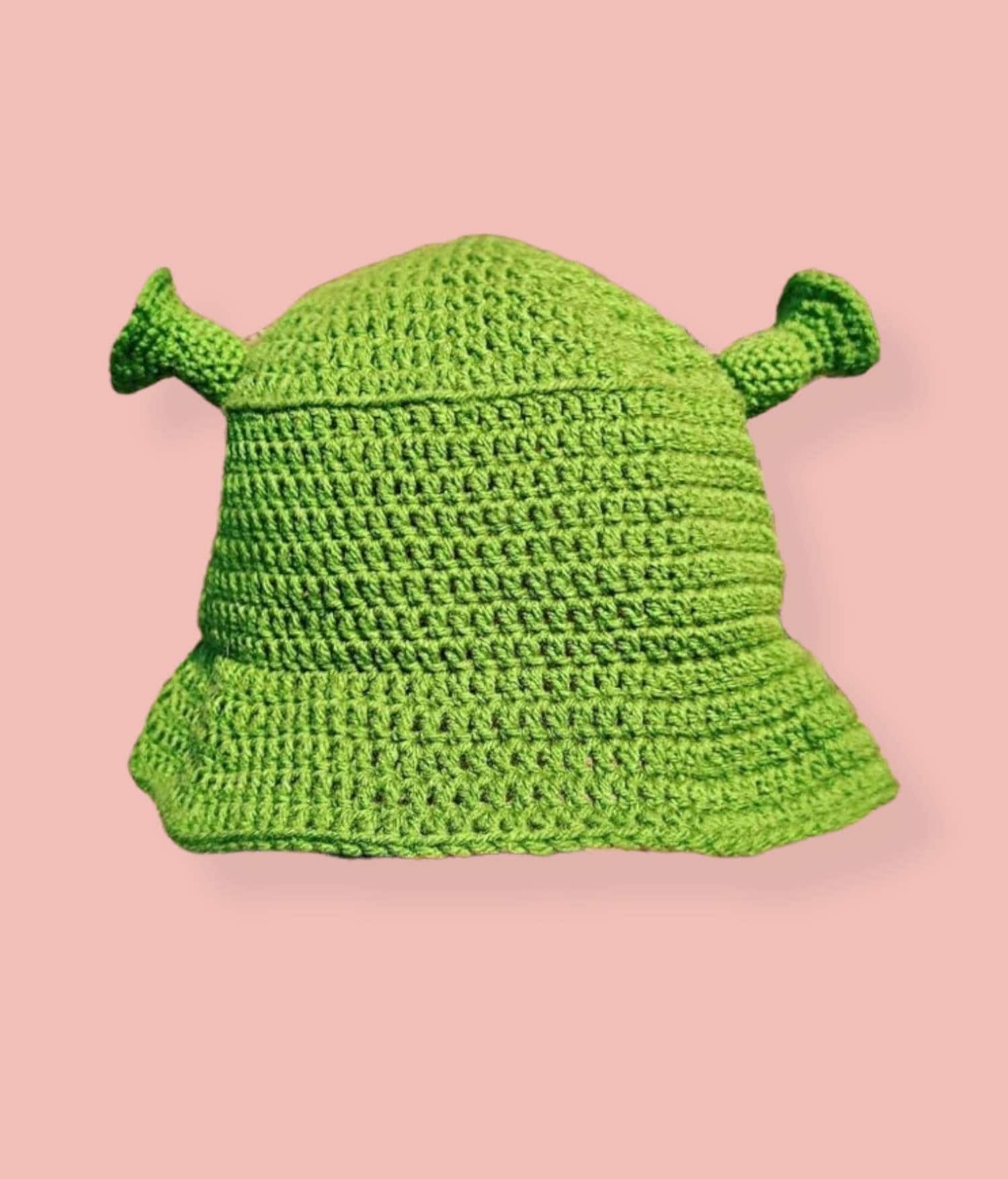 Crochet Shrek Bucket Hat - Etsy UK