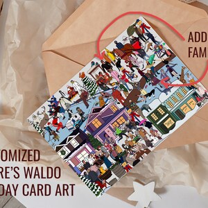 Unique Where's Waldo Christmas Card Custom Search and Find Holiday Card ...