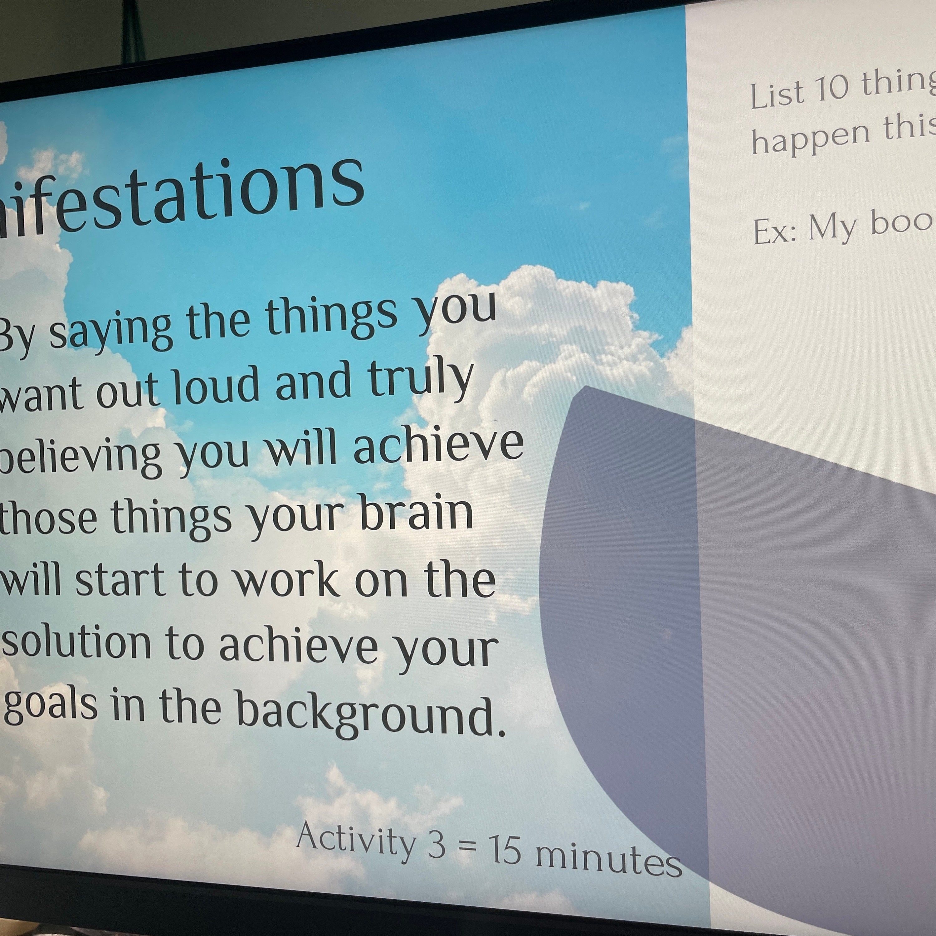 Goal-getters Presentation 2023 for Setting Goals, Manifestations ...