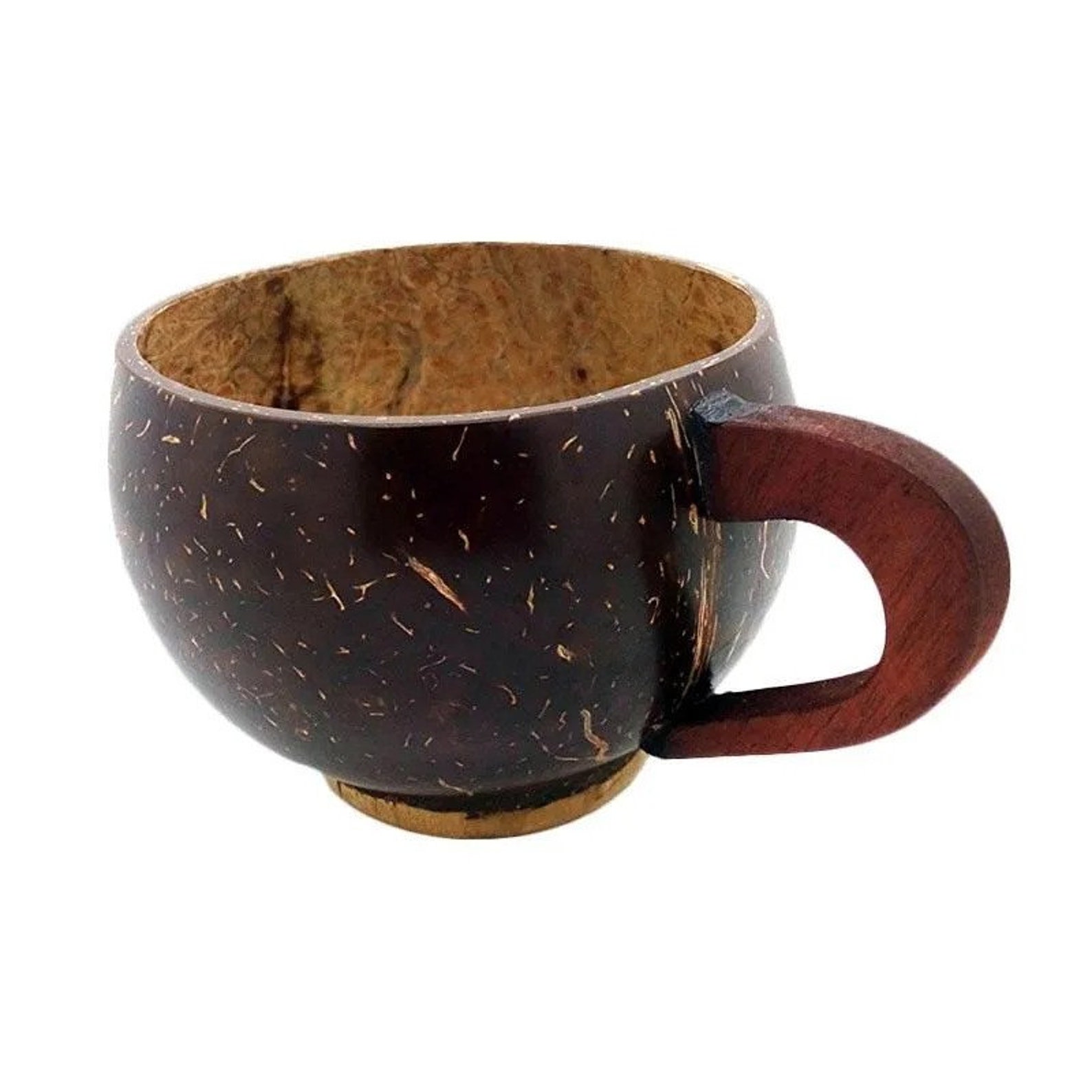 Central Crafts Coconut Shell Cups - 6 Pieces - Chocolate - Etsy