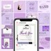 50 Purple Instagram Templates for Aesthetic Instagram Post Social Media ...