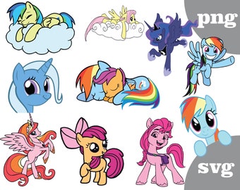 My Little Pony Svg | Etsy Canada