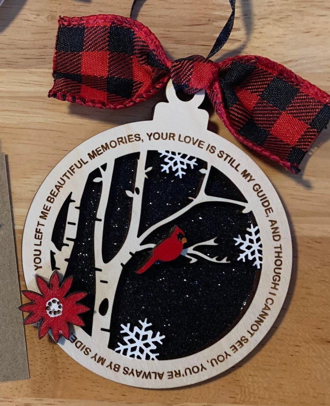 Special Order: Remembrance Christmas Tree Ornament, Memorial Ornament ...