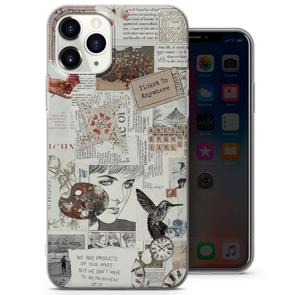 Vintage Phone Case Newspaper Cover for Iphone 13 Pro 12 11 | Etsy