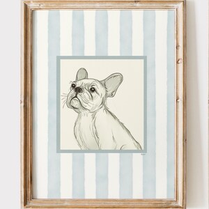 Watercolor French Bulldog Art Print – Colorful Frenchie Illustration ...