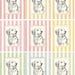Golden Retriever Sketch Print, Striped Background, Dog Art (digital ...
