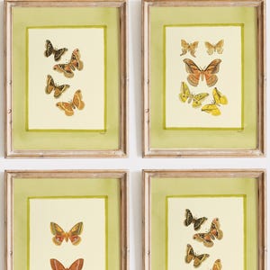 Chartreuse Art Prints, 12 Watercolor Autumn Printable, Maximalist ...